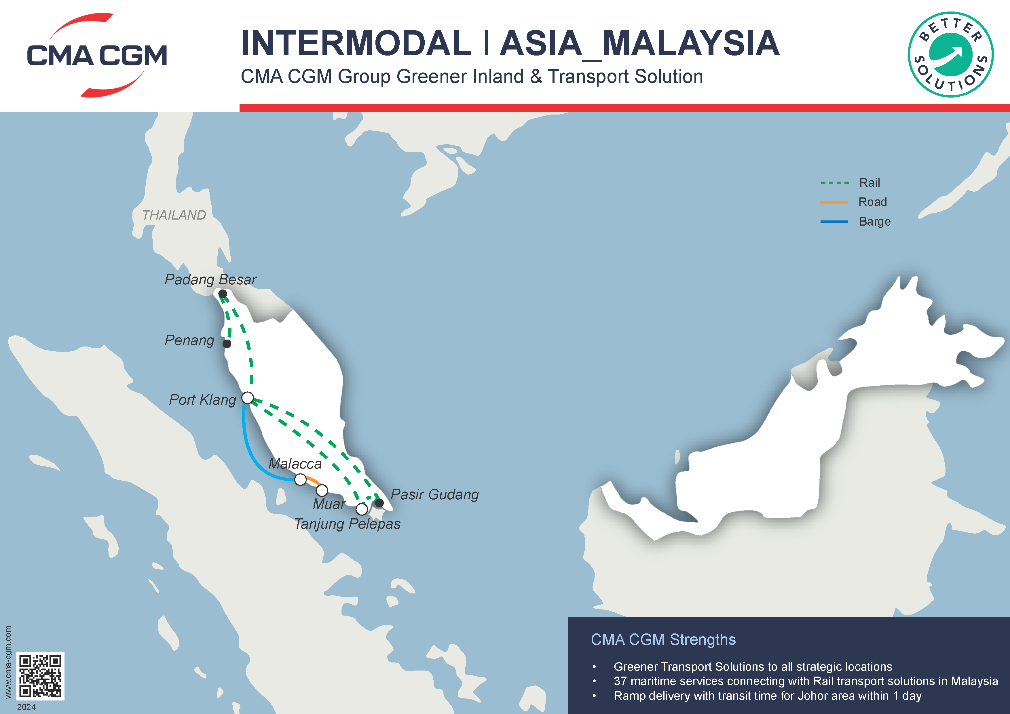 CMA CGM | Solutions terrestres et intermodales en Asie
